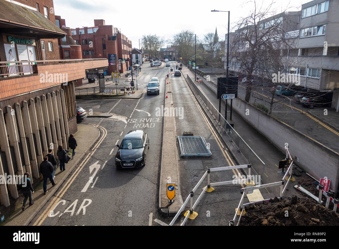 Contraflow system hi-res stock photography and images - Alamy