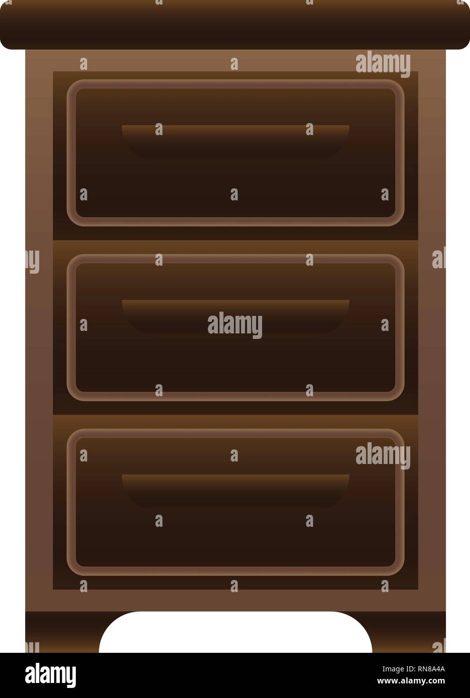 Office drawer icon. Cartoon of office drawer vector icon for web design ...