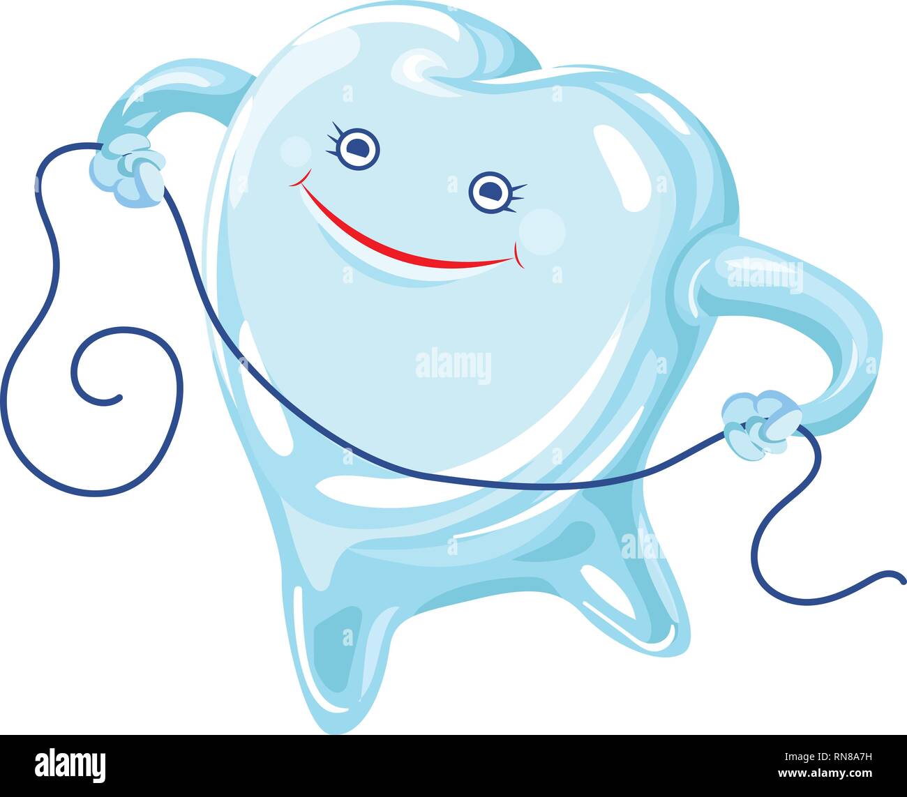 Floss icon. Cartoon of floss vector icon for web design isolated on ...