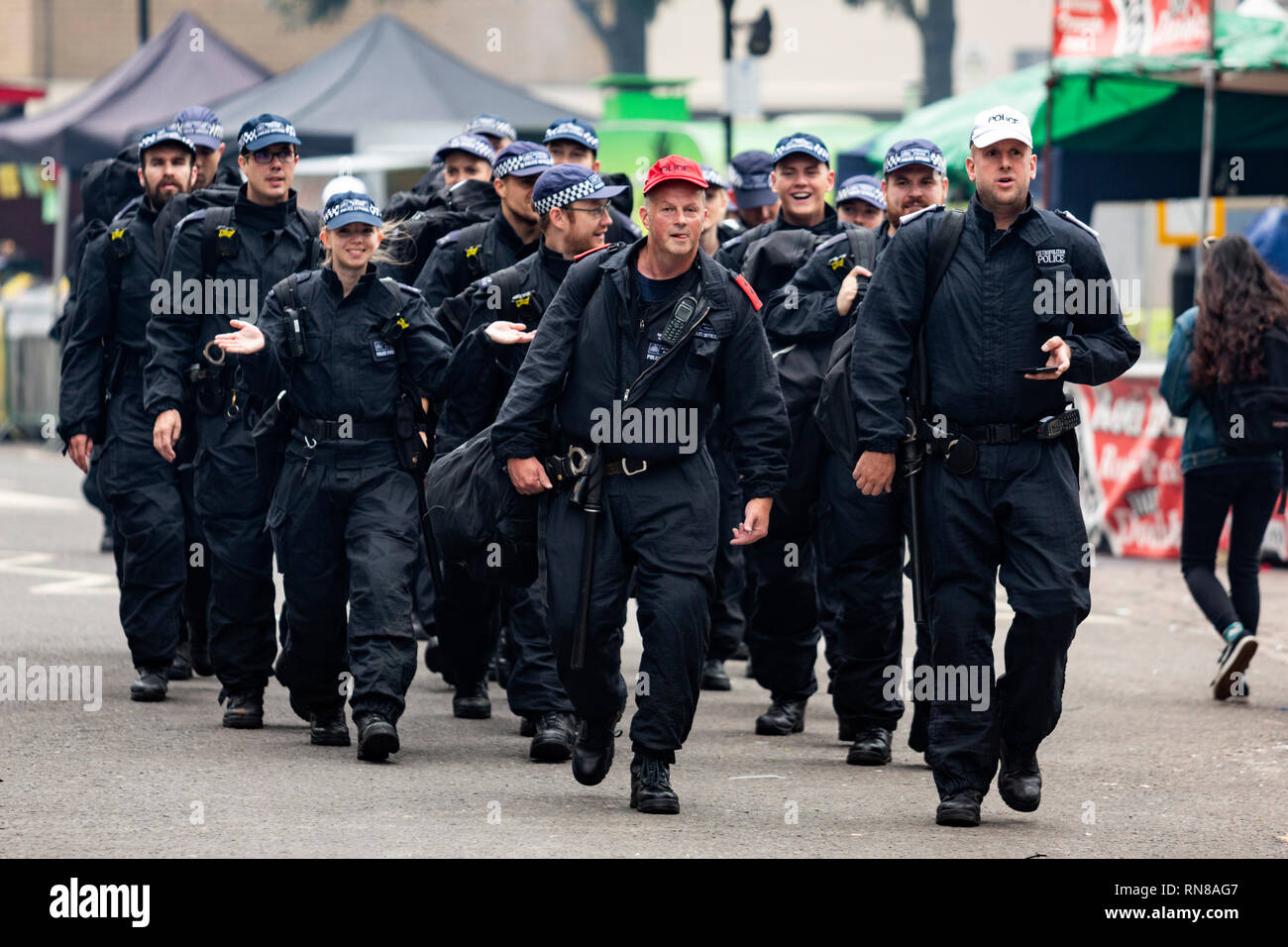 Police Officers at Notting Hill Carnival, London, England, United ...