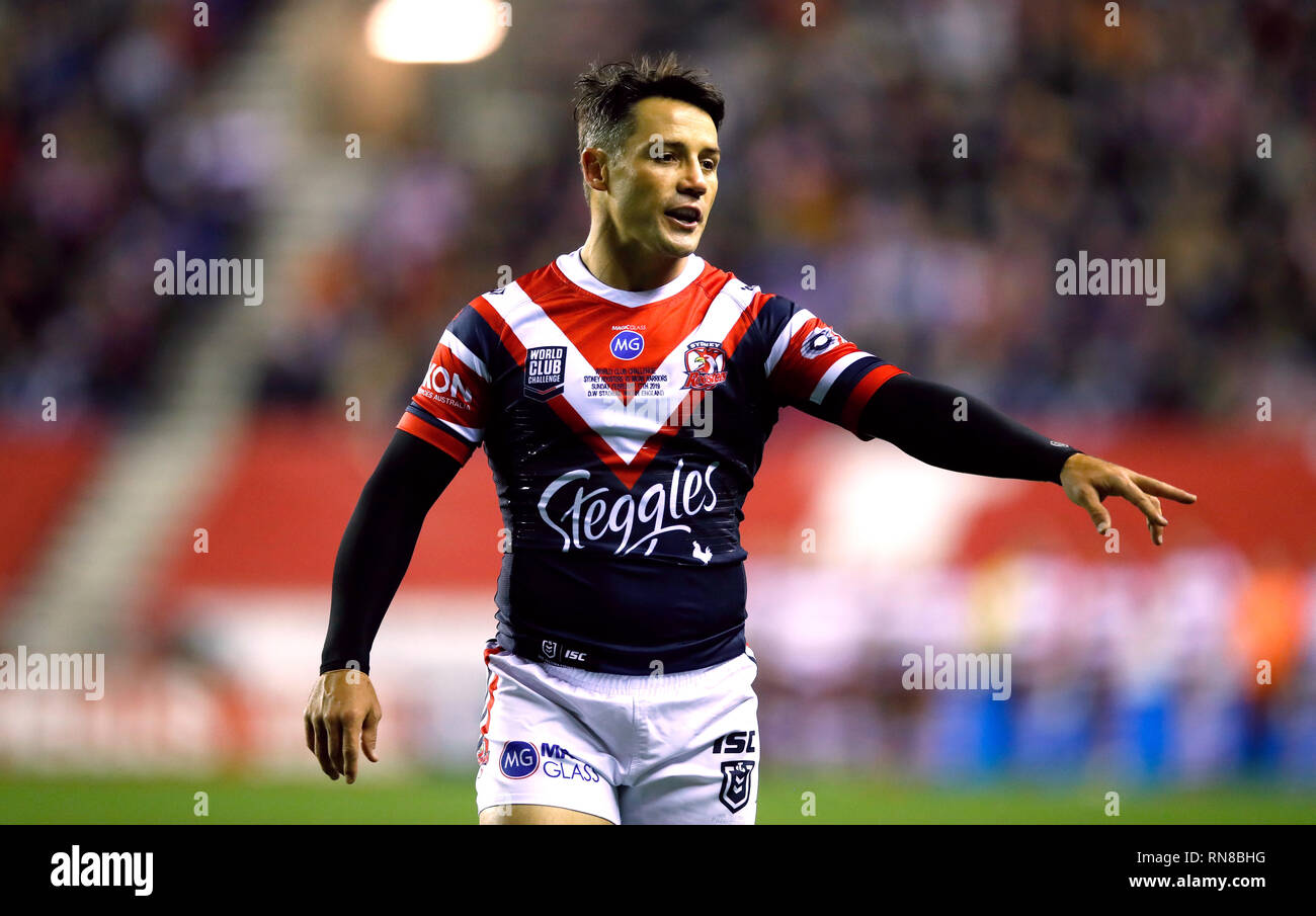 Sydney Roosters' Cooper Cronk during the World Club Challenge match at ...