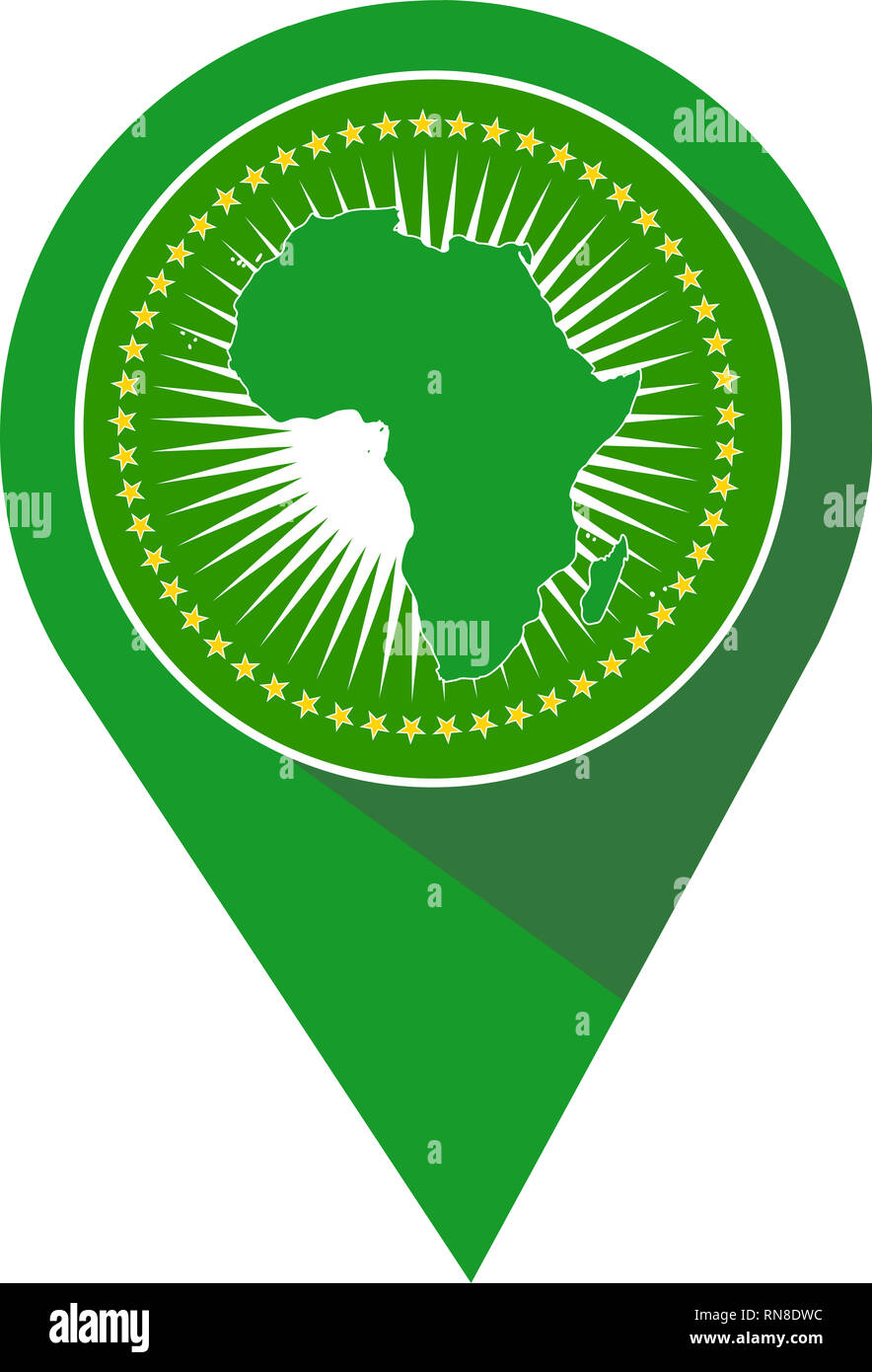 Organization flag african union hi-res stock photography and images - Alamy