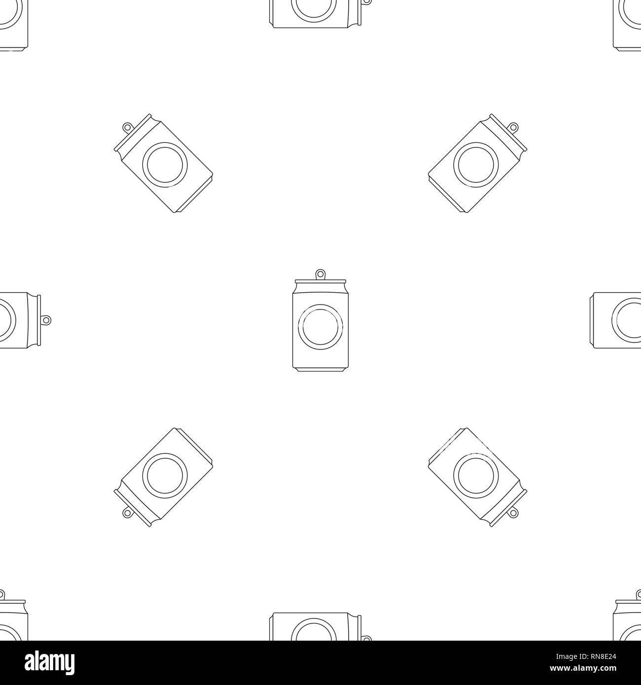 Drink can pattern seamless vector repeat geometric for any web design ...