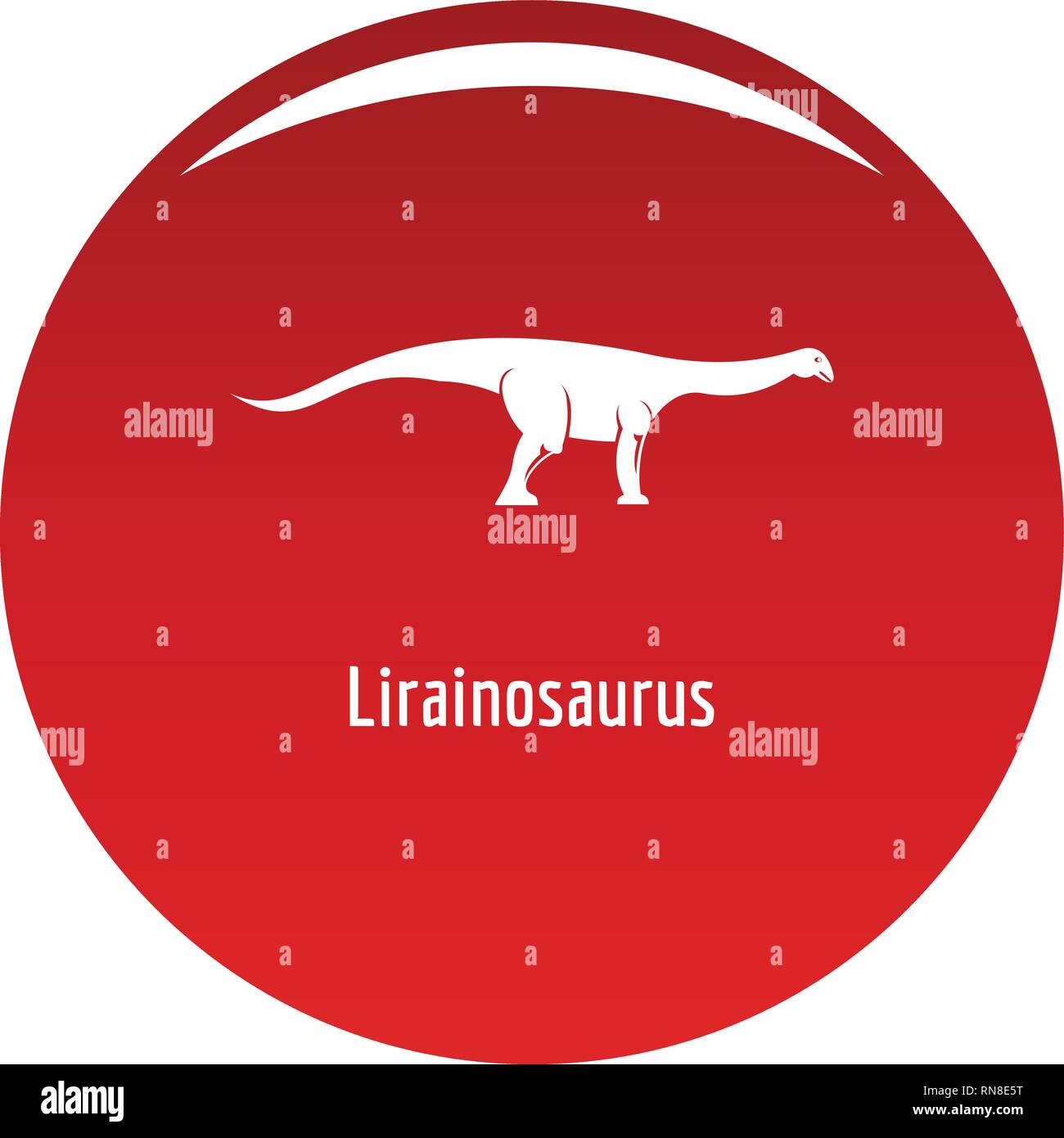 lirainosaurus icon. Simple illustration of lirainosaurus vector icon ...