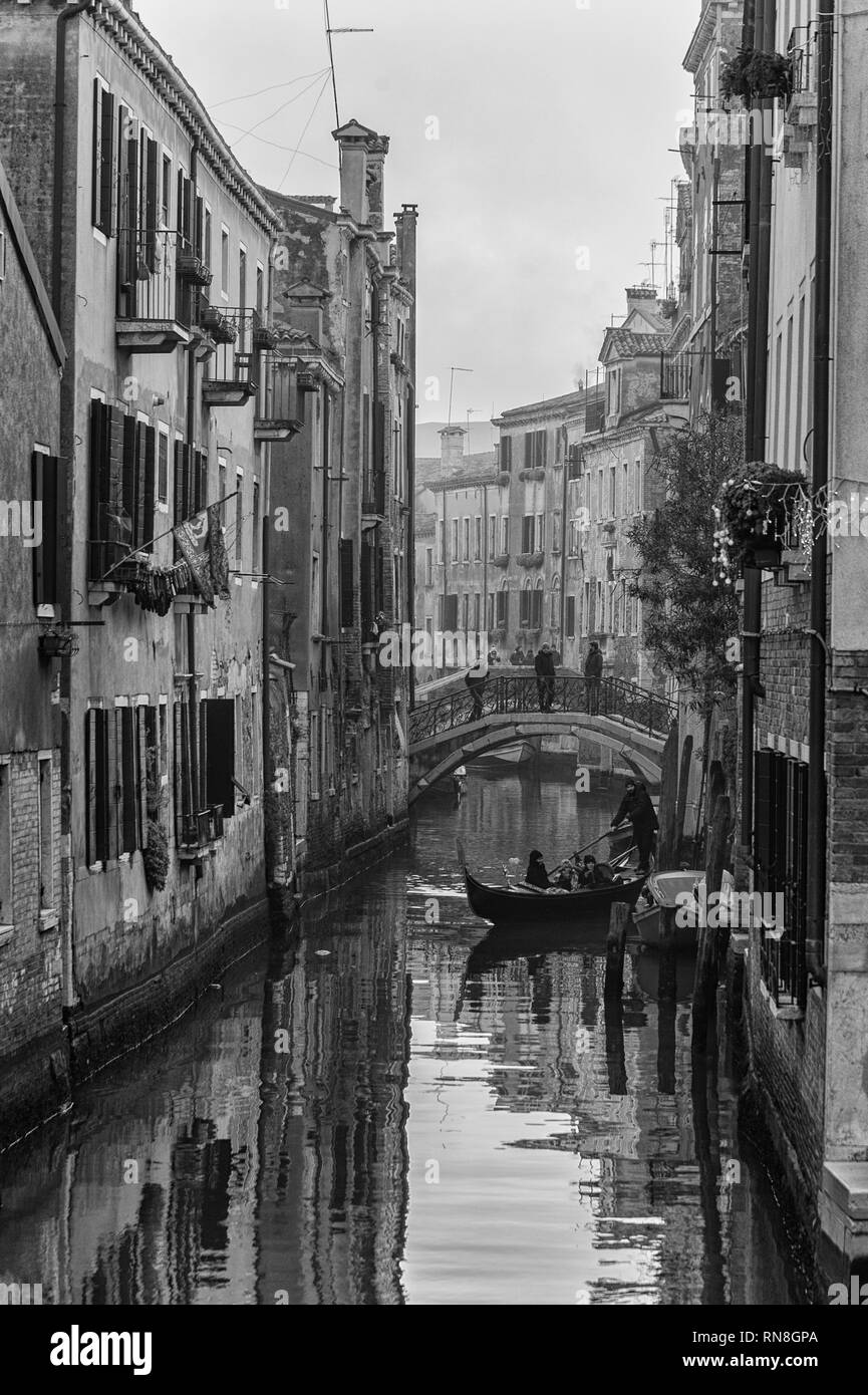 Venice Grand Canal Black And White Stock Photos & Venice Grand Canal ...