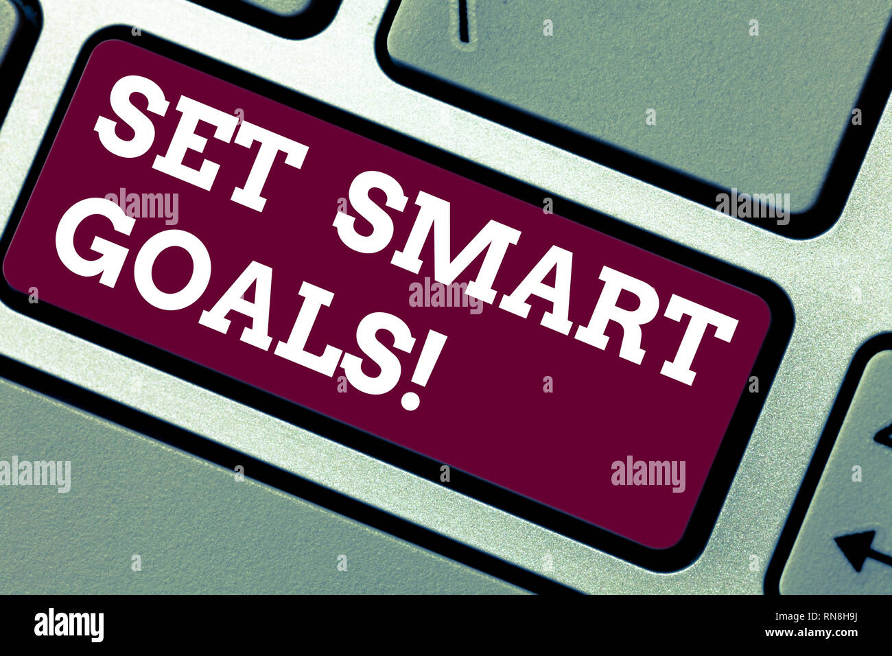 Writing note showing Set Smart Goals. Business photo showcasing ... Writing note showing Set Smart Goals. Business photo showcasing ...