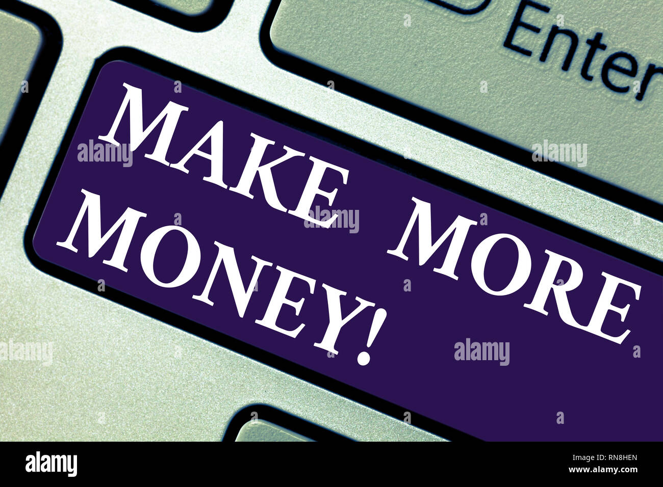 Word writing text Make More Money. Business concept for Increase your ...