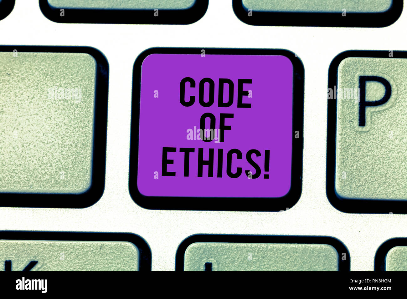 Text sign showing Code Of Ethics. Conceptual photo Moral Rules Ethical ...
