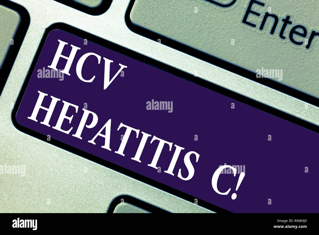 Word writing text Hcv Hepatitis C. Business concept for Liver disease ...