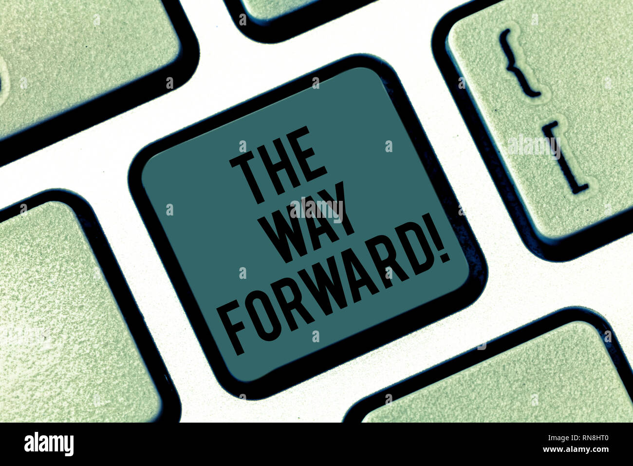 Writing note showing The Way Forward. Business photo showcasing ...