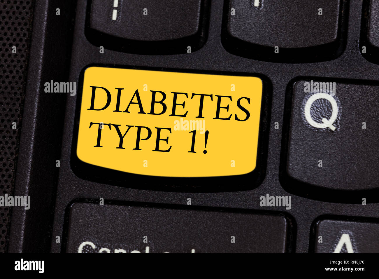 Word writing text Diabetes Type 1. Business concept for condition in ...