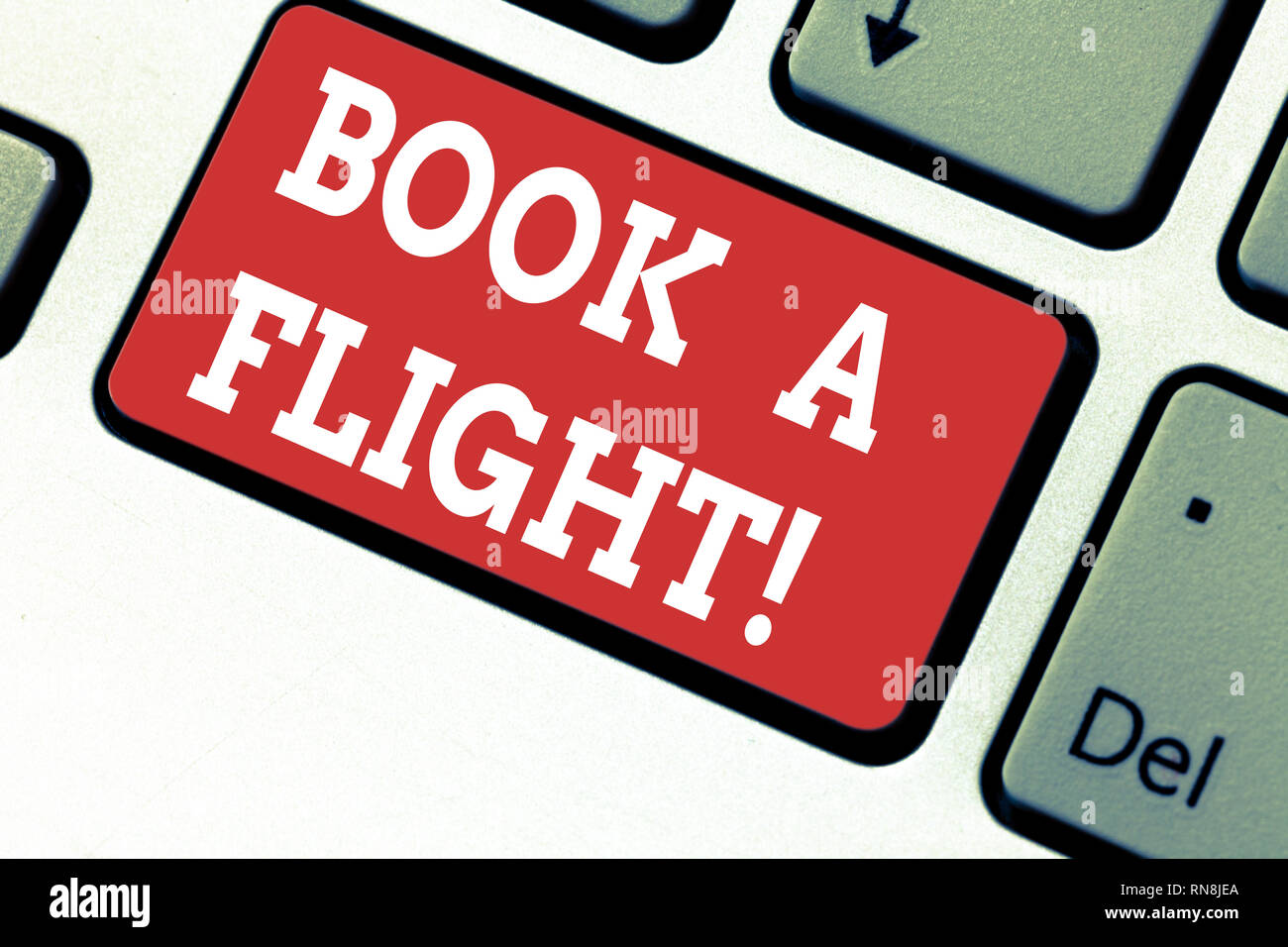 Handwriting text writing Book A Flight. Concept meaning Purchase ...
