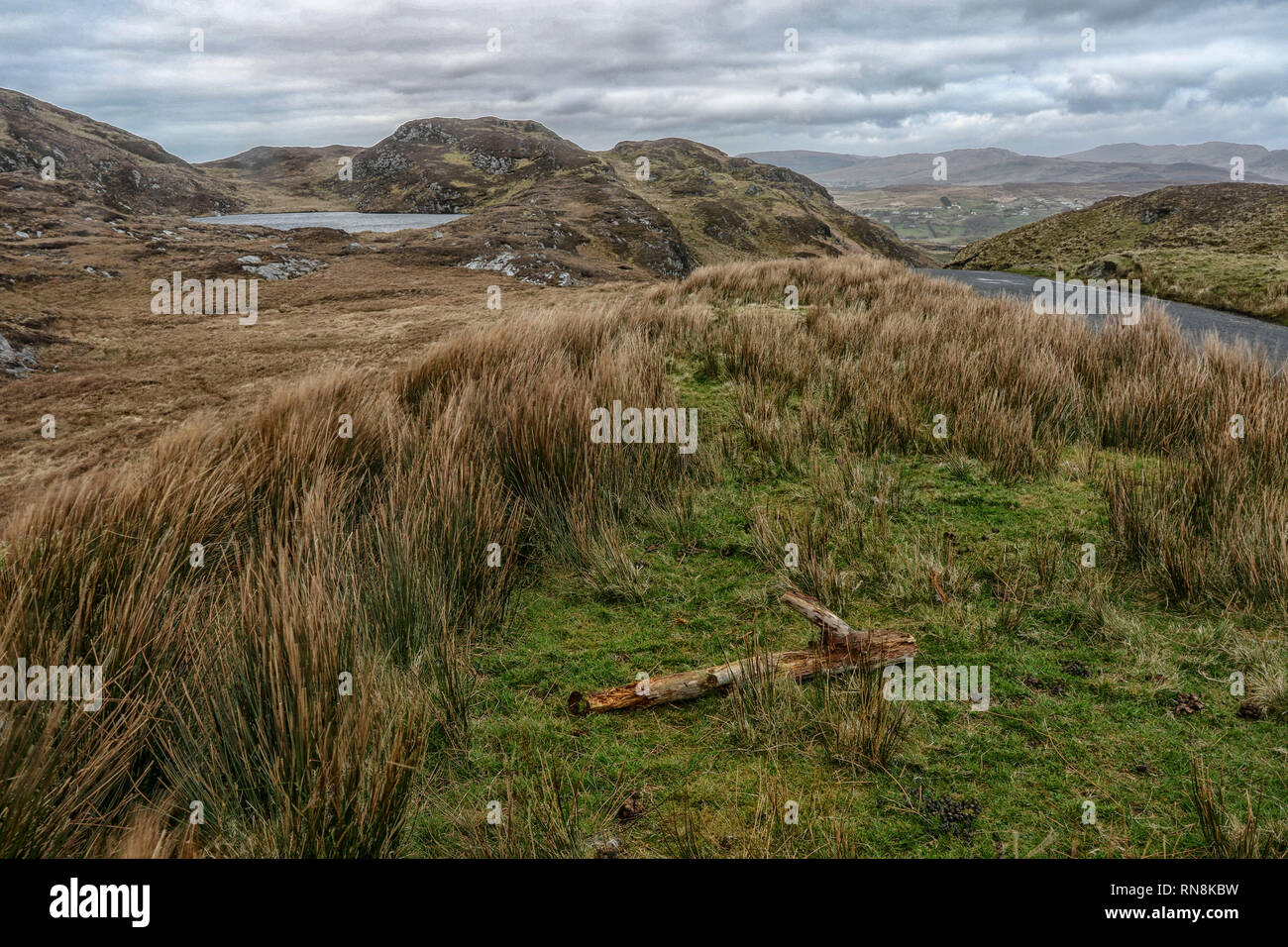 Donegal's beautiful upland wilderness landscape Stock Photo - Alamy