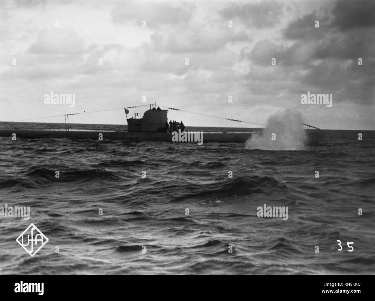 Morgenrot / Dawn 1933 German movie submarine U/Boot director Gustav Ucicky UFA Stock Photo - Alamy