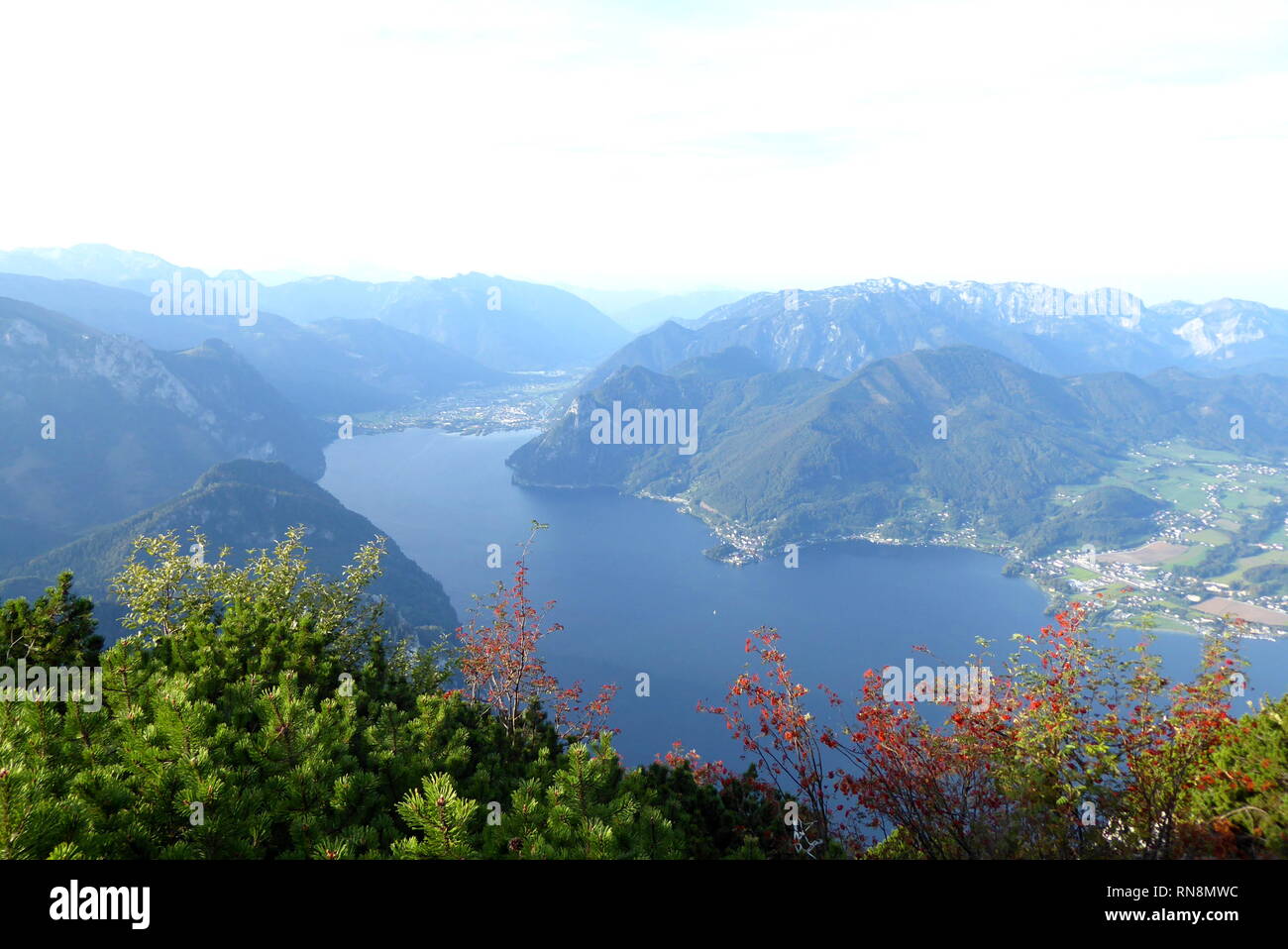 Panoramic view traunsee lake hi-res stock photography and images - Alamy