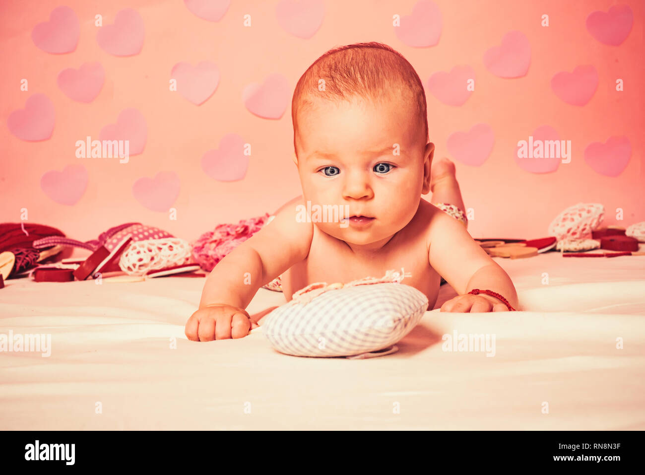 Pretty photo. Sweet little baby. New life and baby birth. Childhood and ...