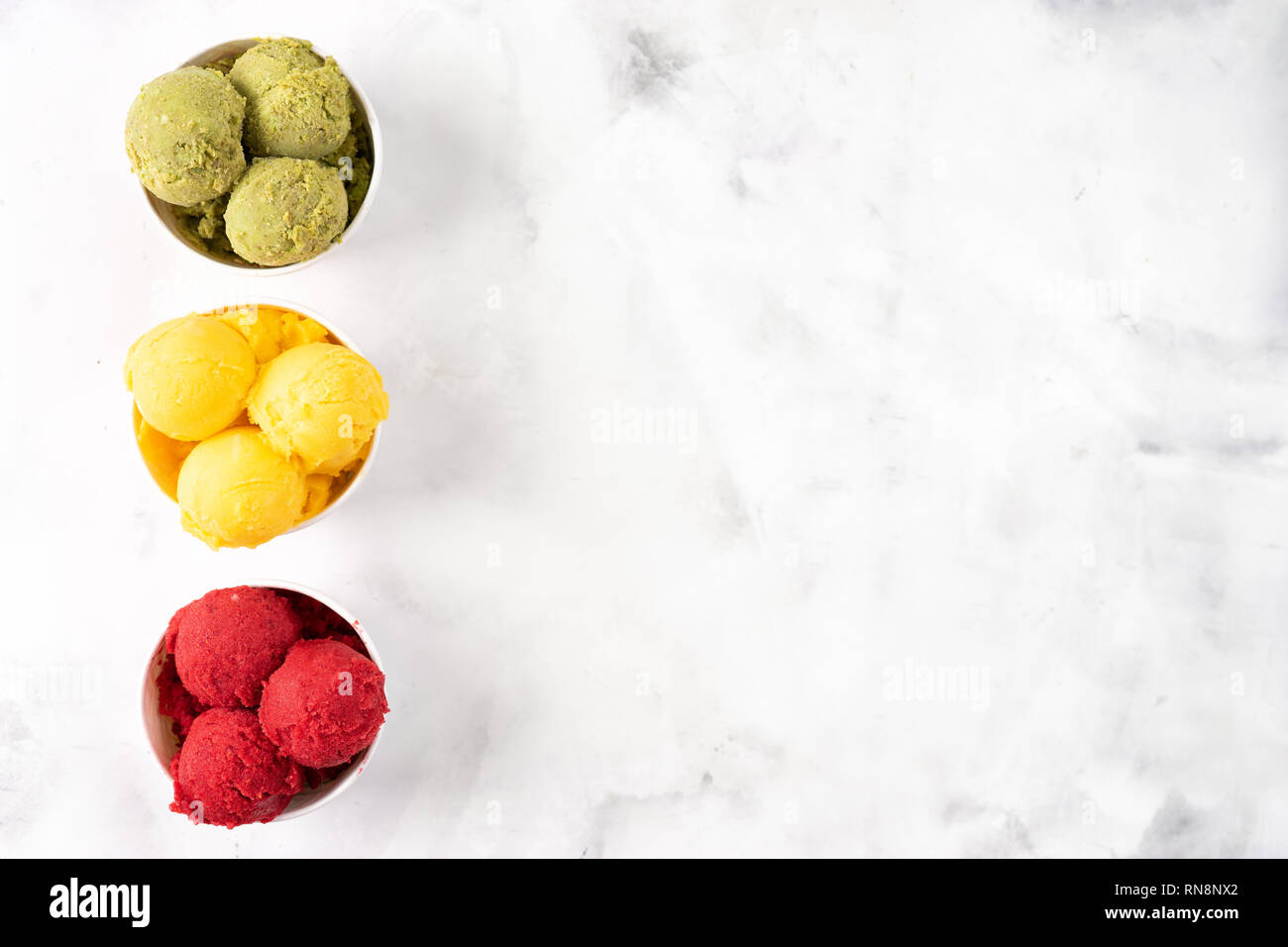 Sorbet texture hi-res stock photography and images - Alamy