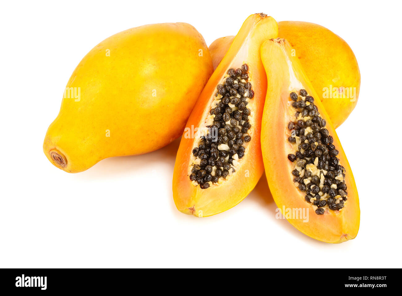 Cut papaya hi-res stock photography and images - Alamy