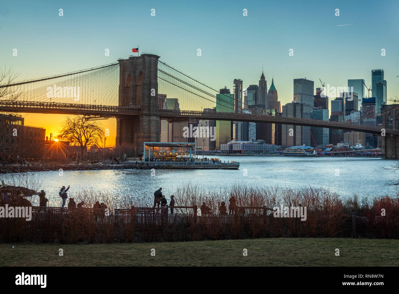 Dumbo brooklyn bridge hi-res stock photography and images - Alamy