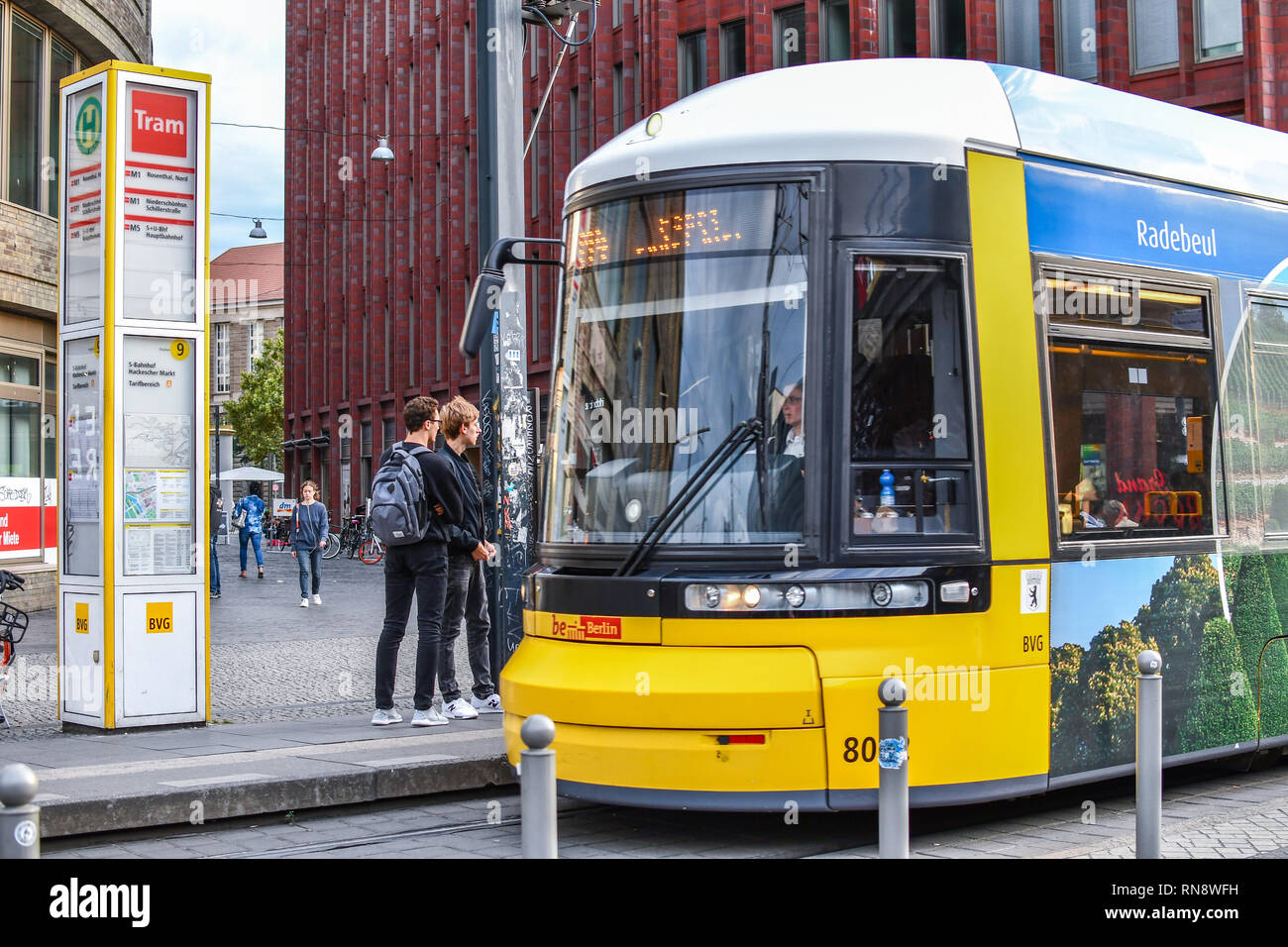 Berlin public transportation hi-res stock photography and images - Alamy