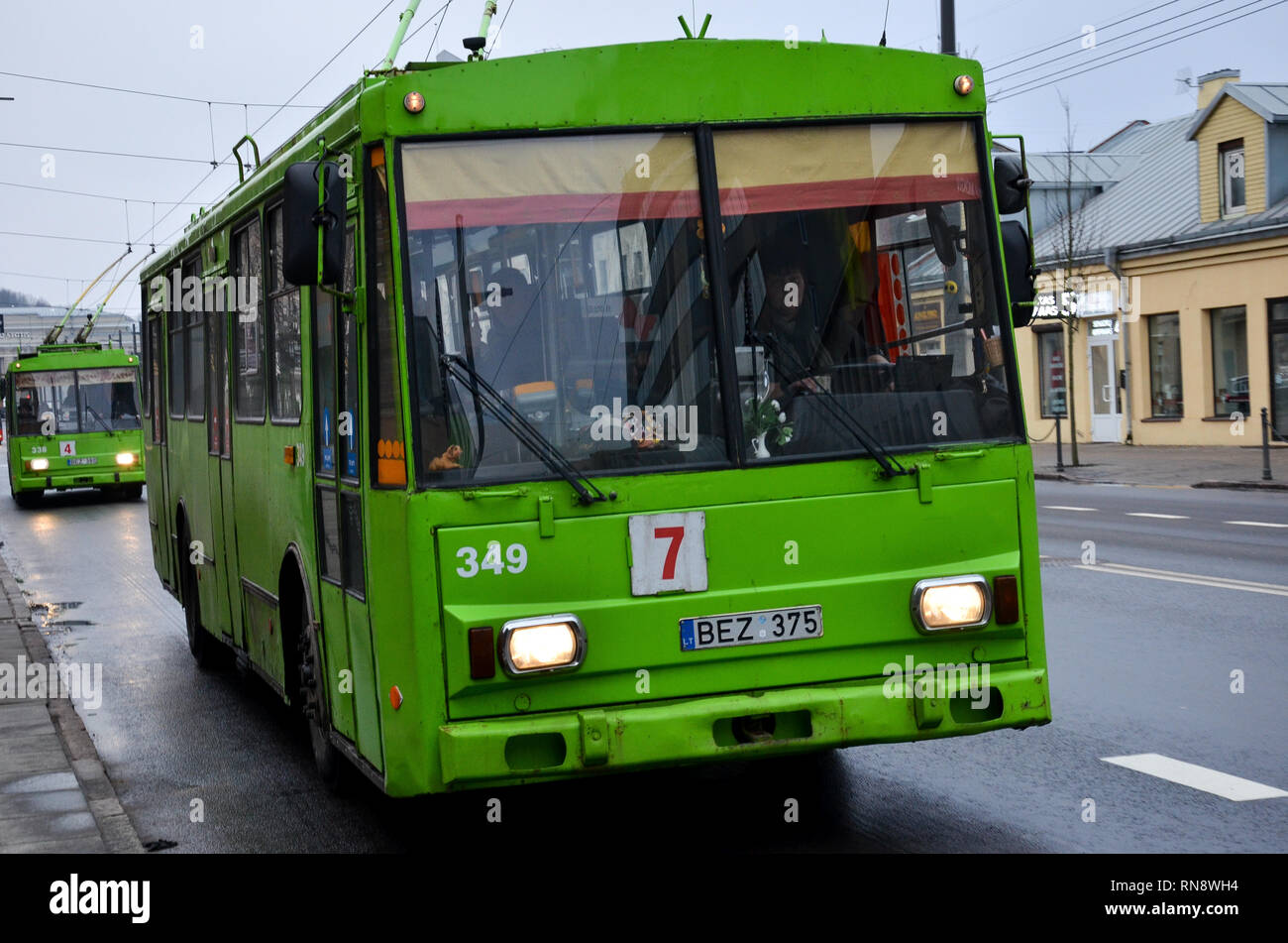 Number 7 bus hi-res stock photography and images - Alamy