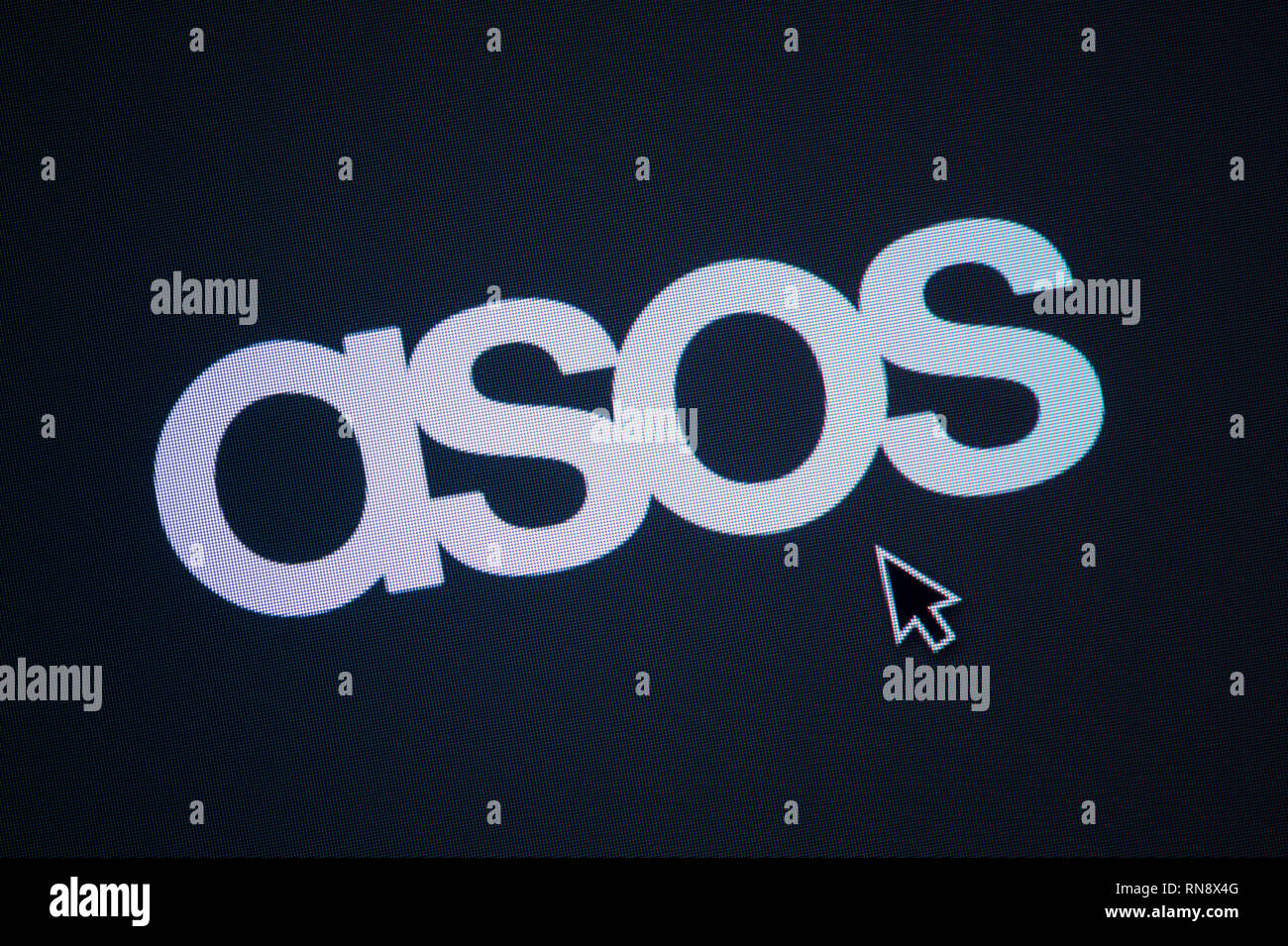 Asos as seen on screen hi-res stock photography and images - Alamy