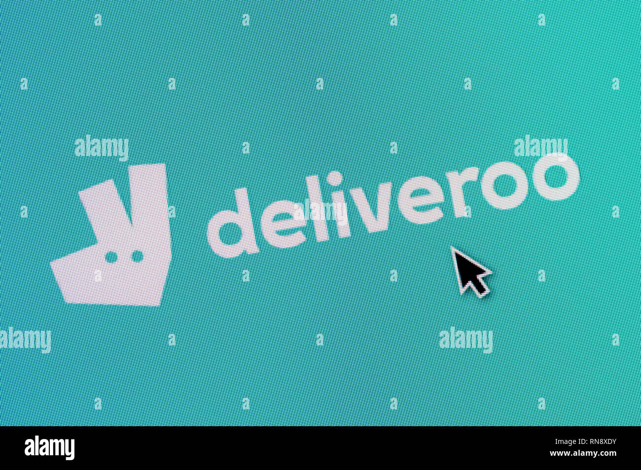 Deliveroo screen hi-res stock photography and images - Alamy
