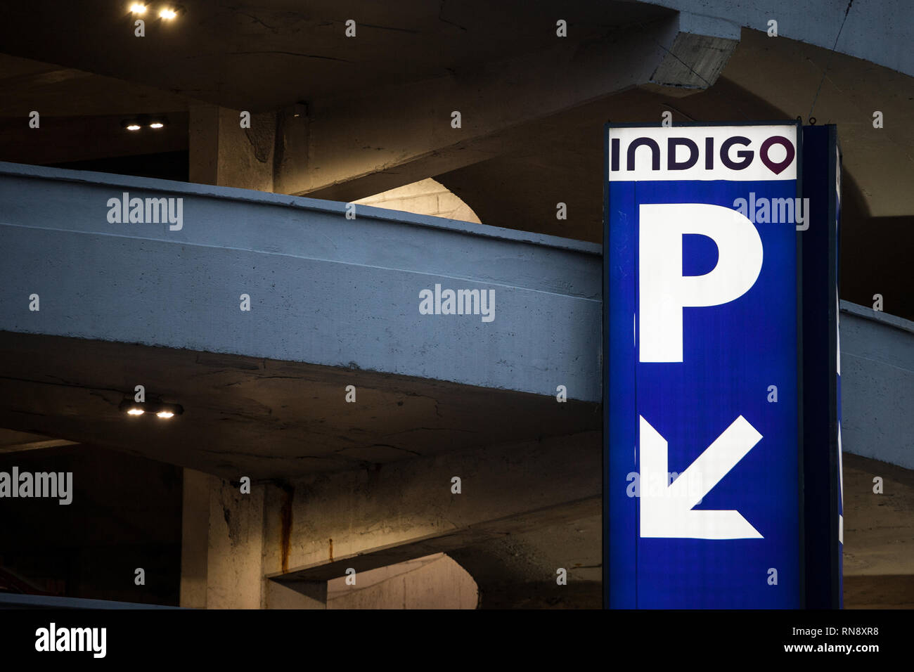 Indigo Parking Hi Res Stock Photography And Images Alamy