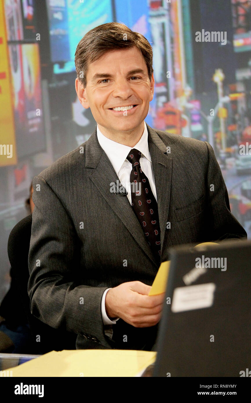 New York, USA. 13 Feb, 2012. George Stephanopoulos at The Monday, Feb ...