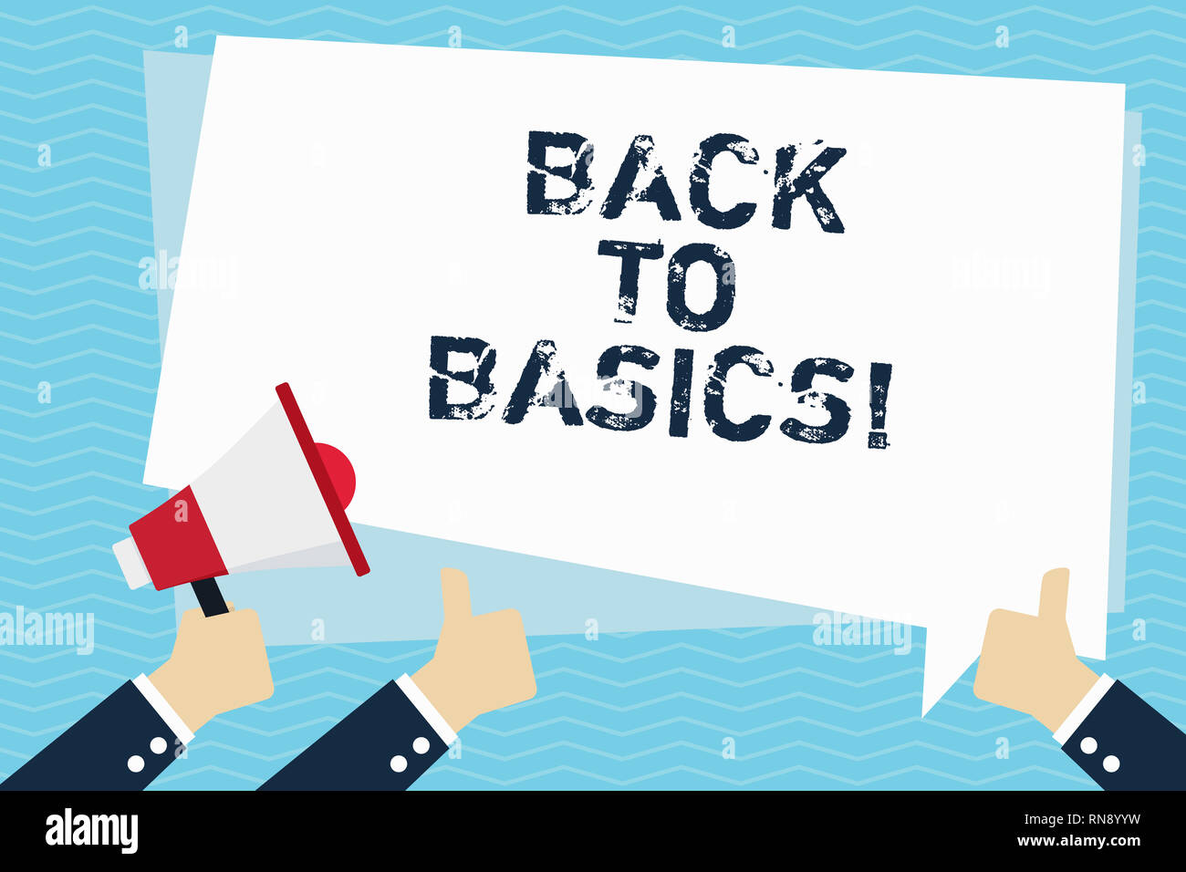 Conceptual hand writing showing Back To Basics. Business photo text ...