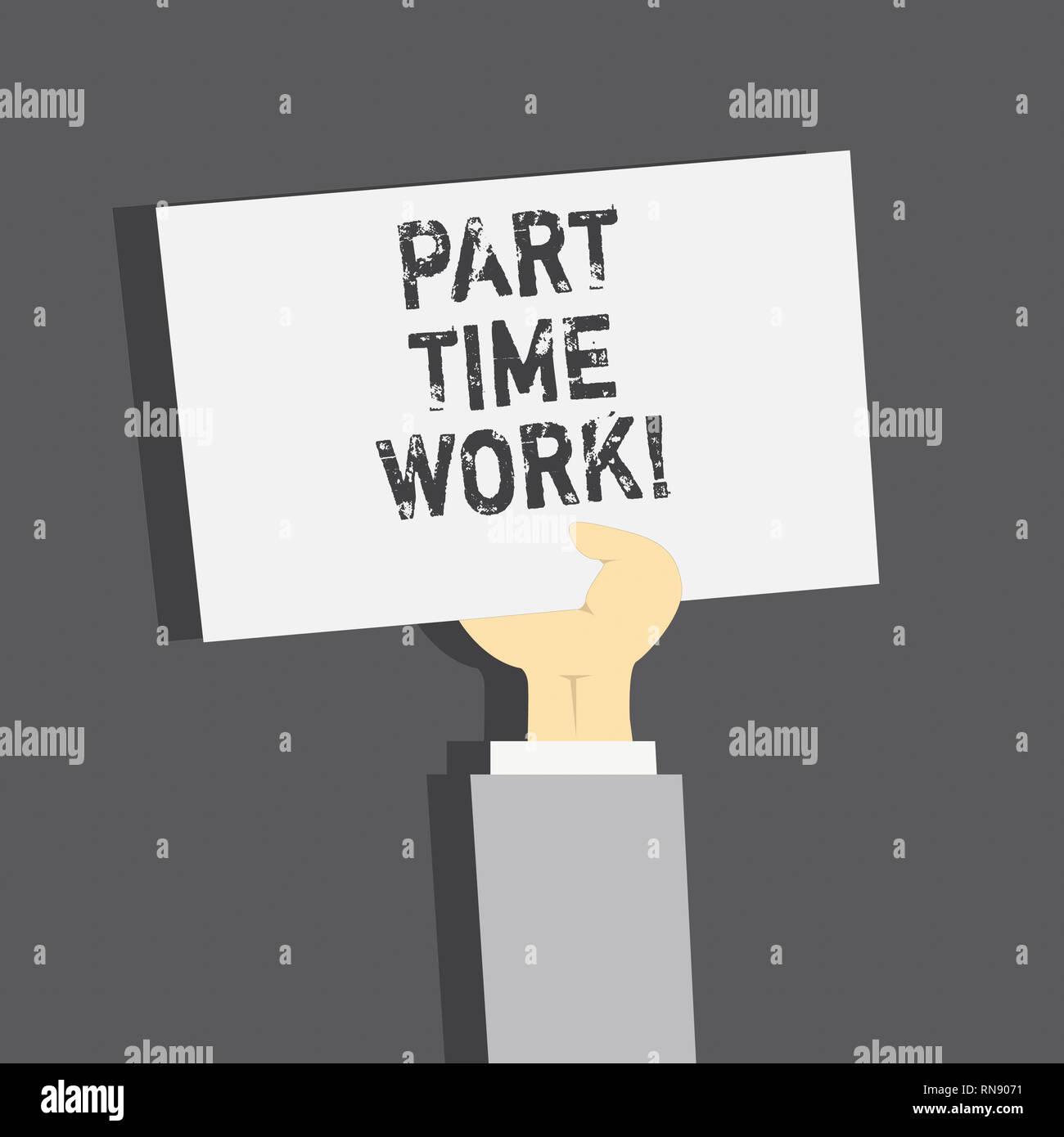 Handwriting Text Part Time Work Concept Meaning A Job That Is Not Peranalysisent But Able To