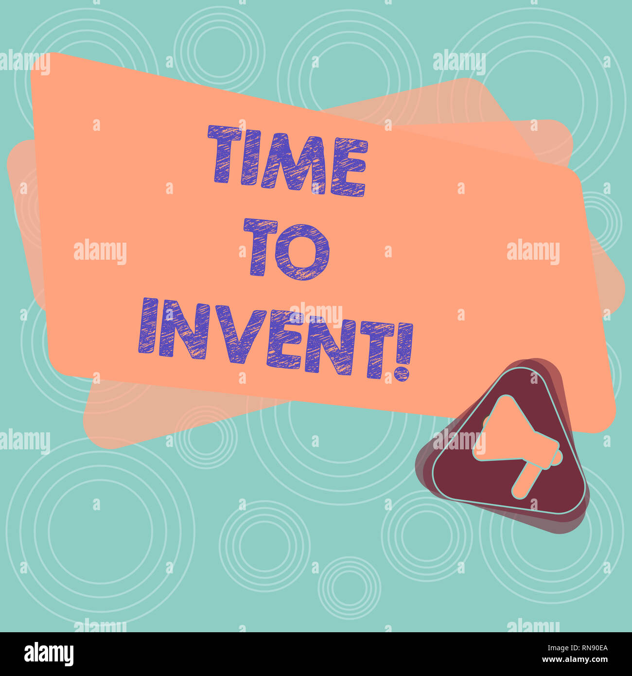 Text sign showing Time To Invent. Conceptual photo Invention of ...