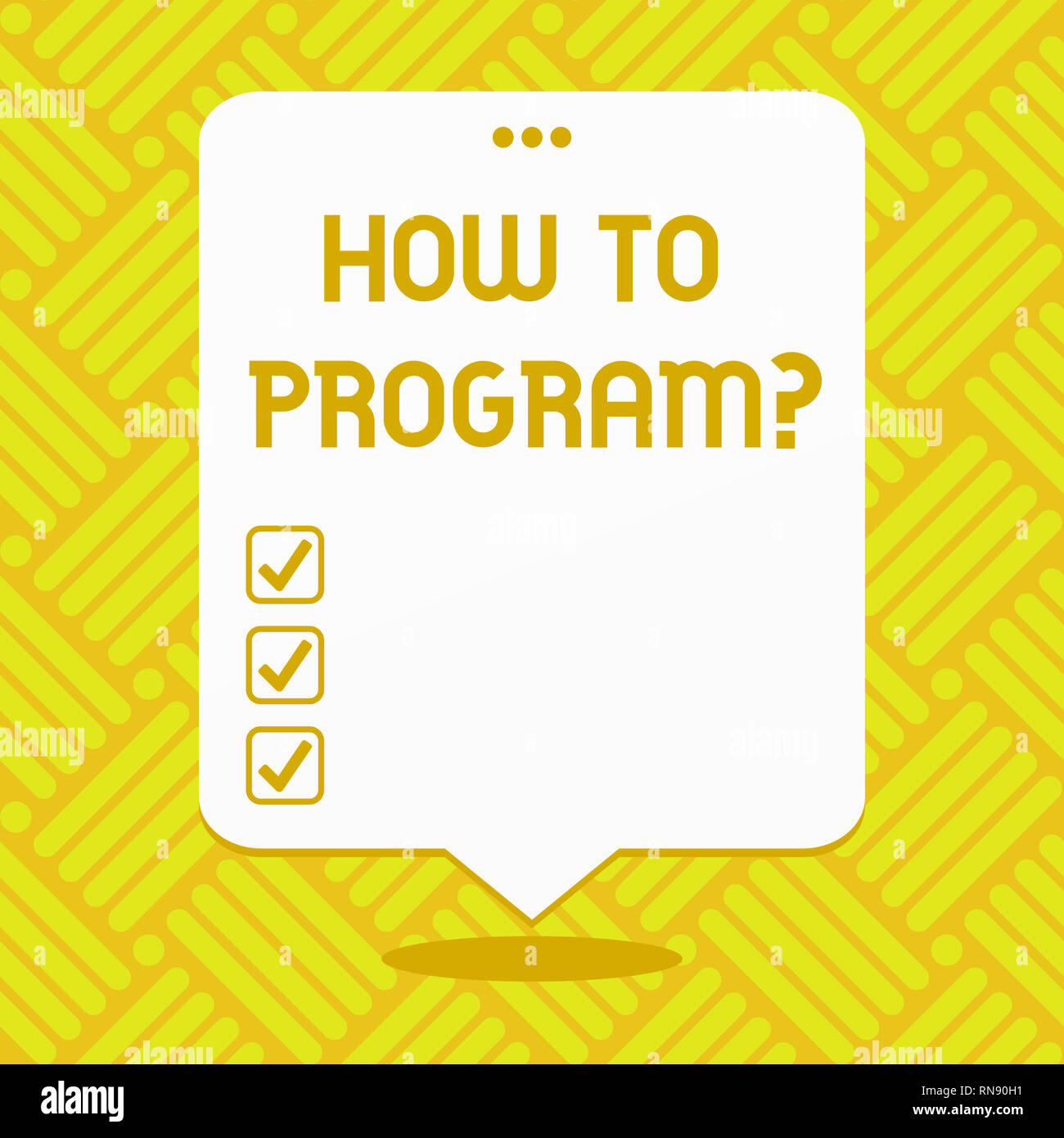 Conceptual hand writing showing How To Program. Business photo showcasing Instruction for ...