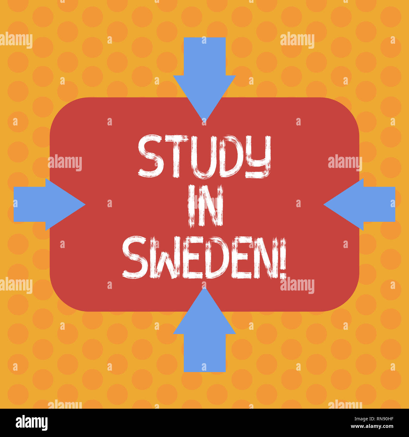 Writing note showing Study In Sweden. Business photo showcasing Travel ...