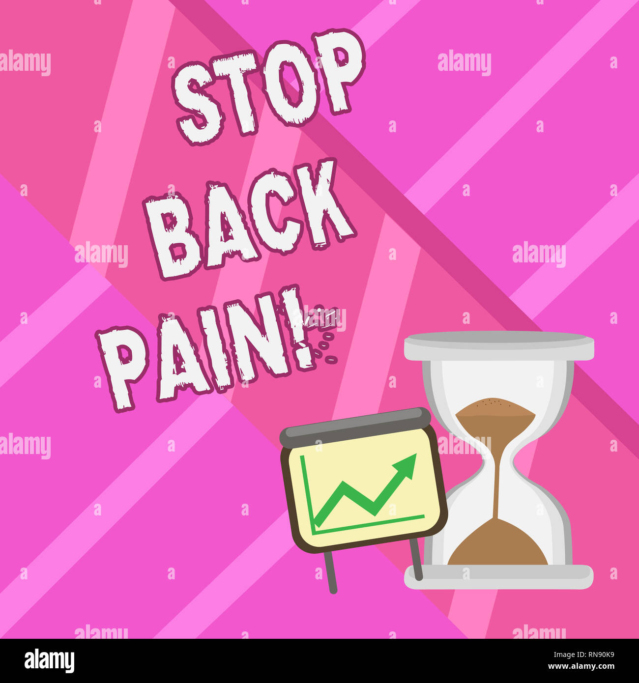 Word writing text Stop Back Pain. Business concept for Medical ...