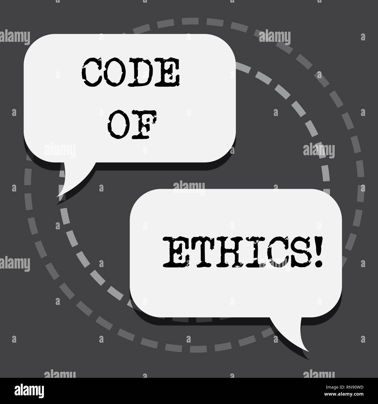 Text sign showing Code Of Ethics. Conceptual photo Moral Rules Ethical ...