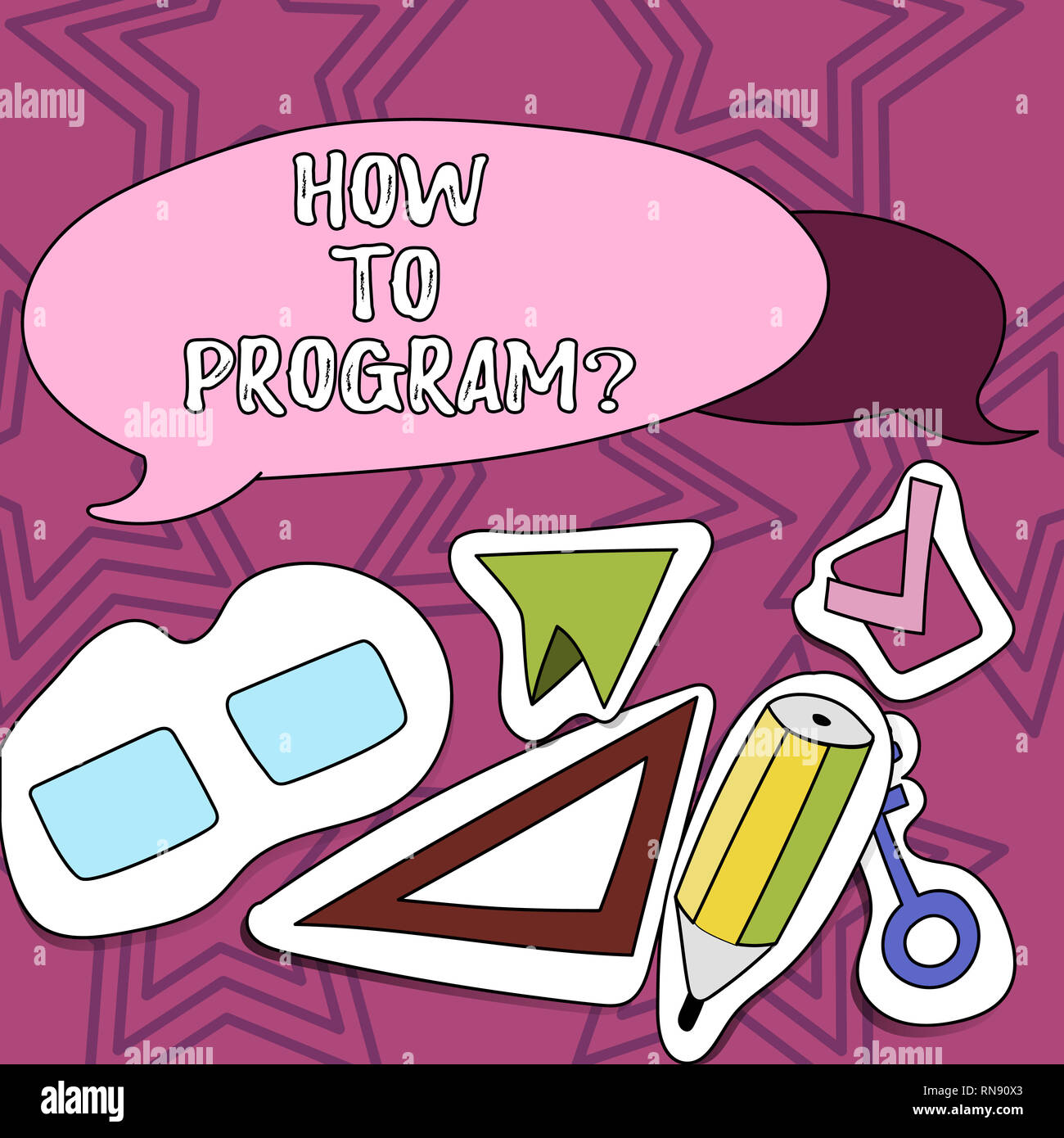 Writing note showing How To Program. Business photo showcasing Instruction for computer ...