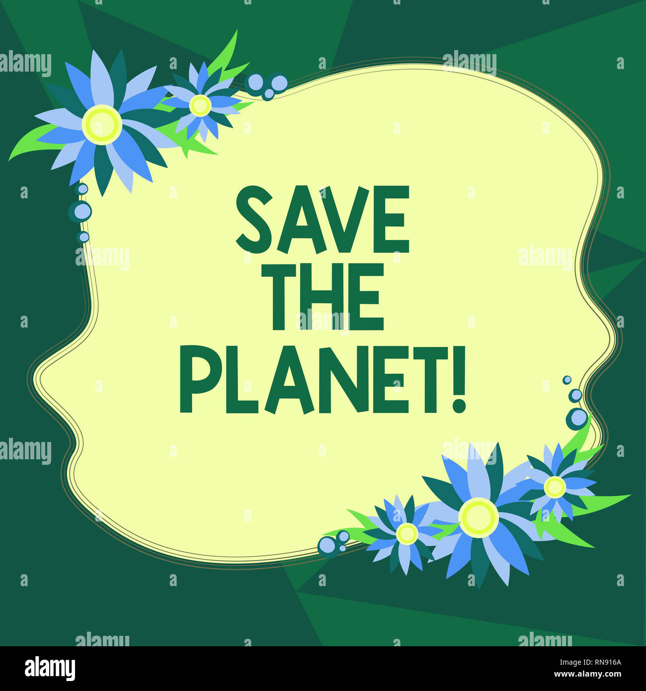 Writing note showing Save The Planet. Business photo showcasing Take ...