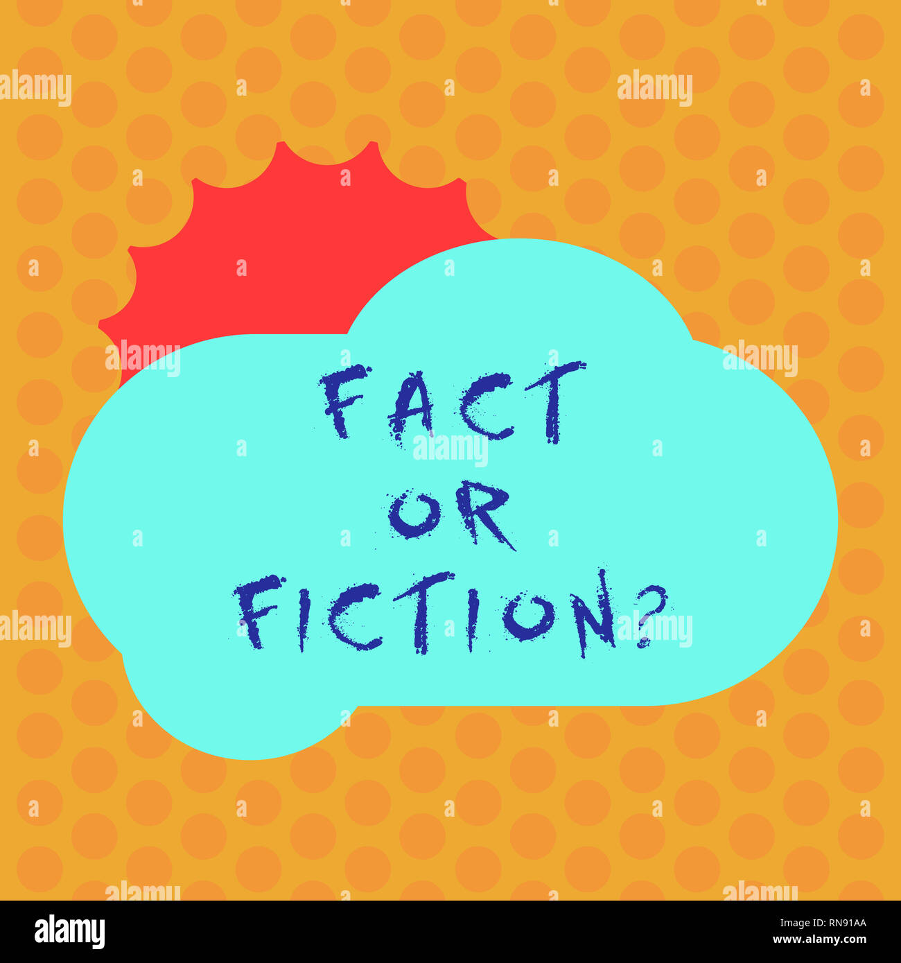 Writing note showing Fact Or Fiction. Business photo showcasing Is it ...