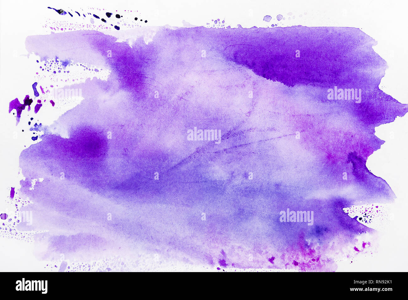 top view of purple spill on white background Stock Photo - Alamy
