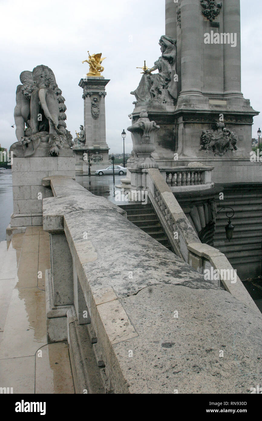 Alexander III Bridge, Paris, France Stock Photo - Alamy