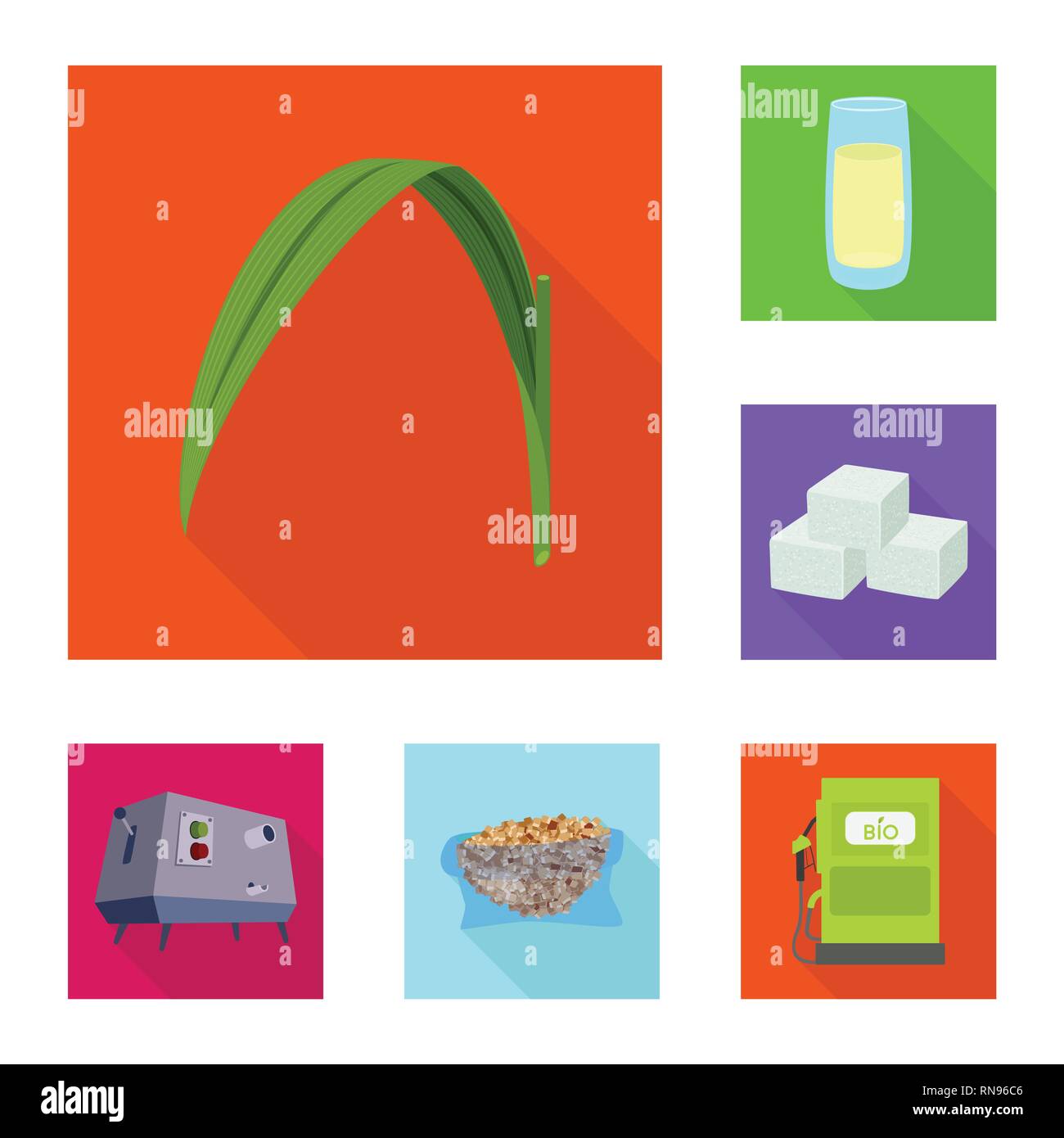 Isolated object of plant and plantation icon. Set of plant and ...