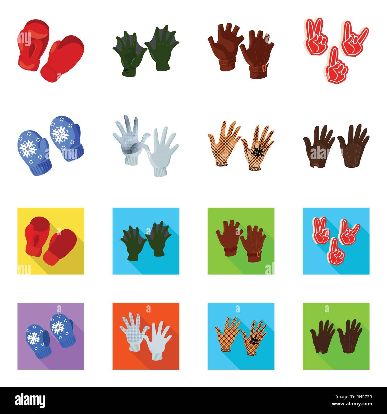 Vector illustration of silhouette and safety logo. Set of silhouette ...