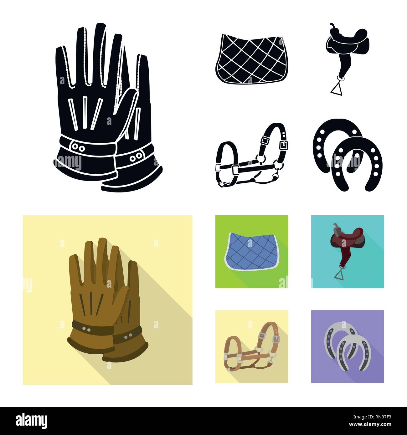 Saddle col Stock Vector Images - Alamy