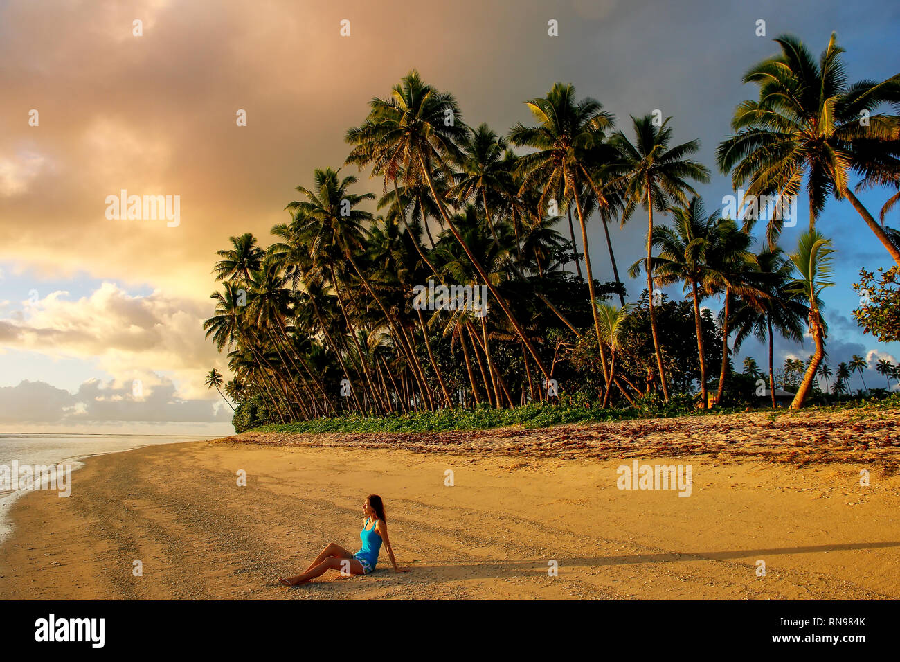 Fiji sunrise hi-res stock photography and images - Alamy
