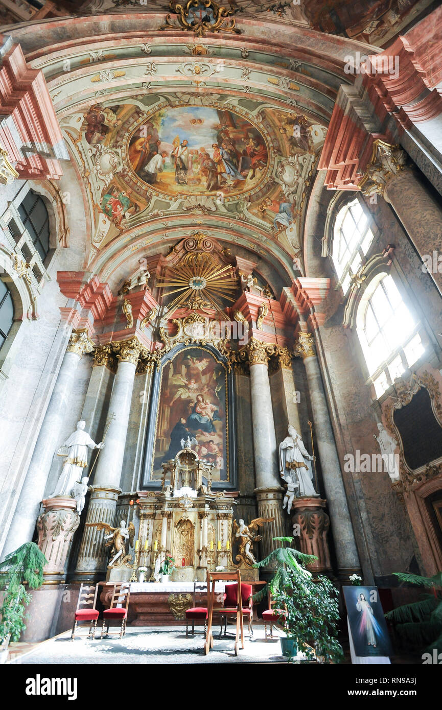 Baroque Minorita templom (Minorite Church) built 1758 to 1773 designed ...