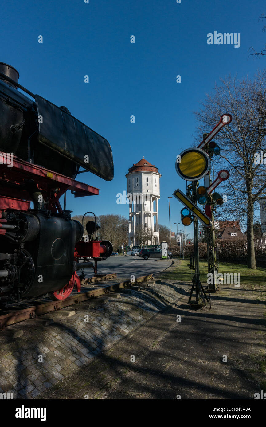 Steam locomotive water tower hi-res stock photography and images - Alamy