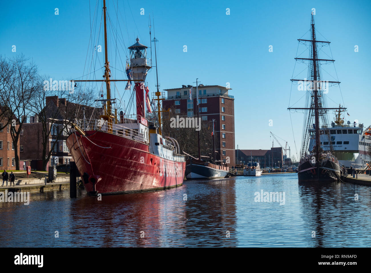 The Amrumbank, an old Light Ship. Emden. Germany Stock Photo - Alamy