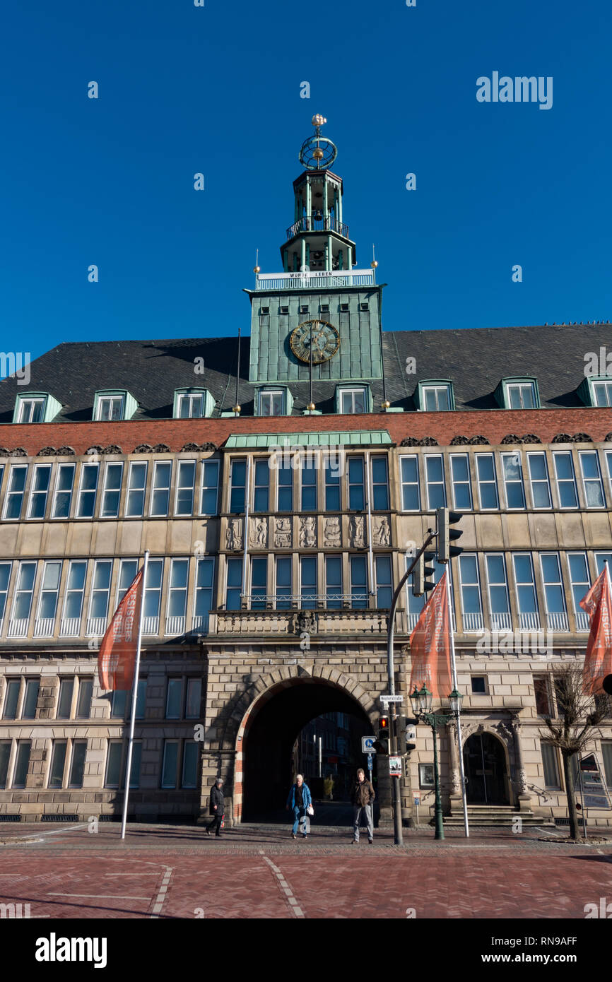 The City Hall. Emden. Germany Stock Photo - Alamy