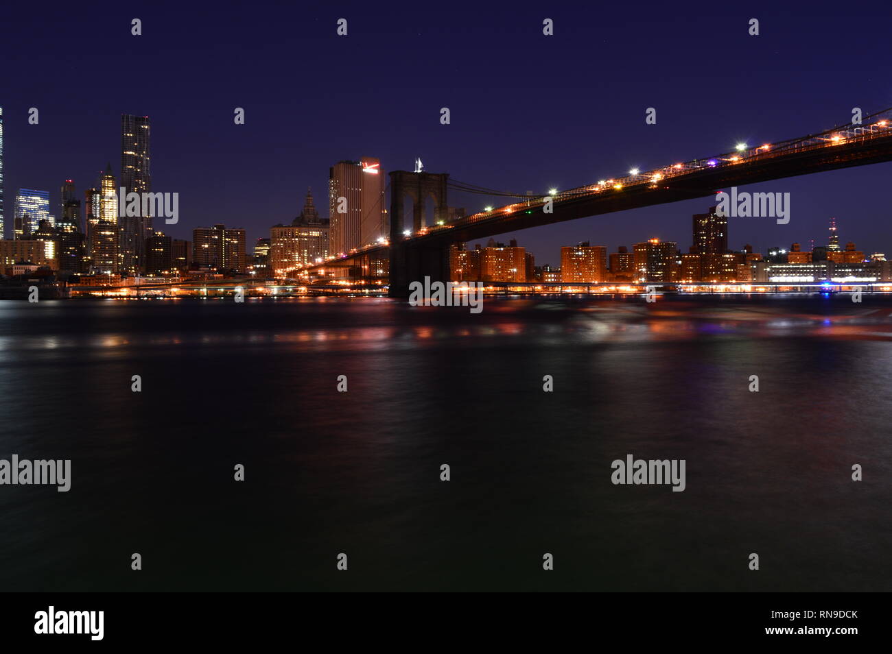 New York City, USA , October 5, 2014: New york skyline from Brooklyn ...